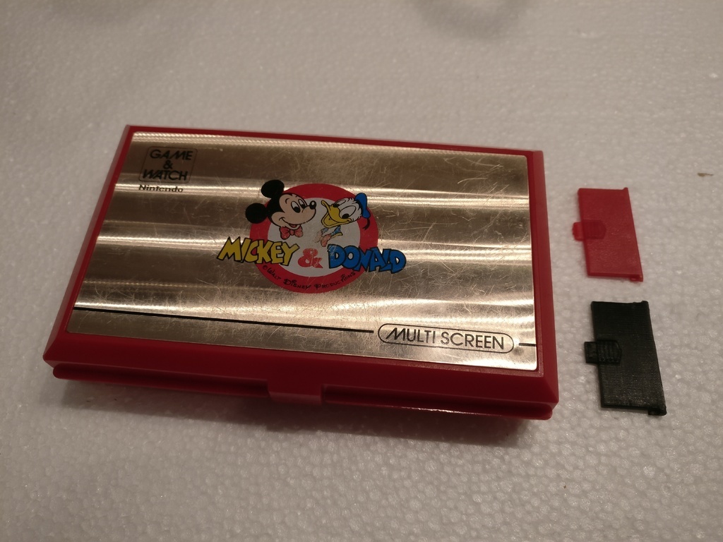 ⌚ Nintendo Game & Watch Battery Lid・Free 3D File for ・Cults