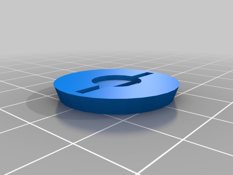 🧲 25mm Magnet Slot Base・Free 3D File for ・Cults