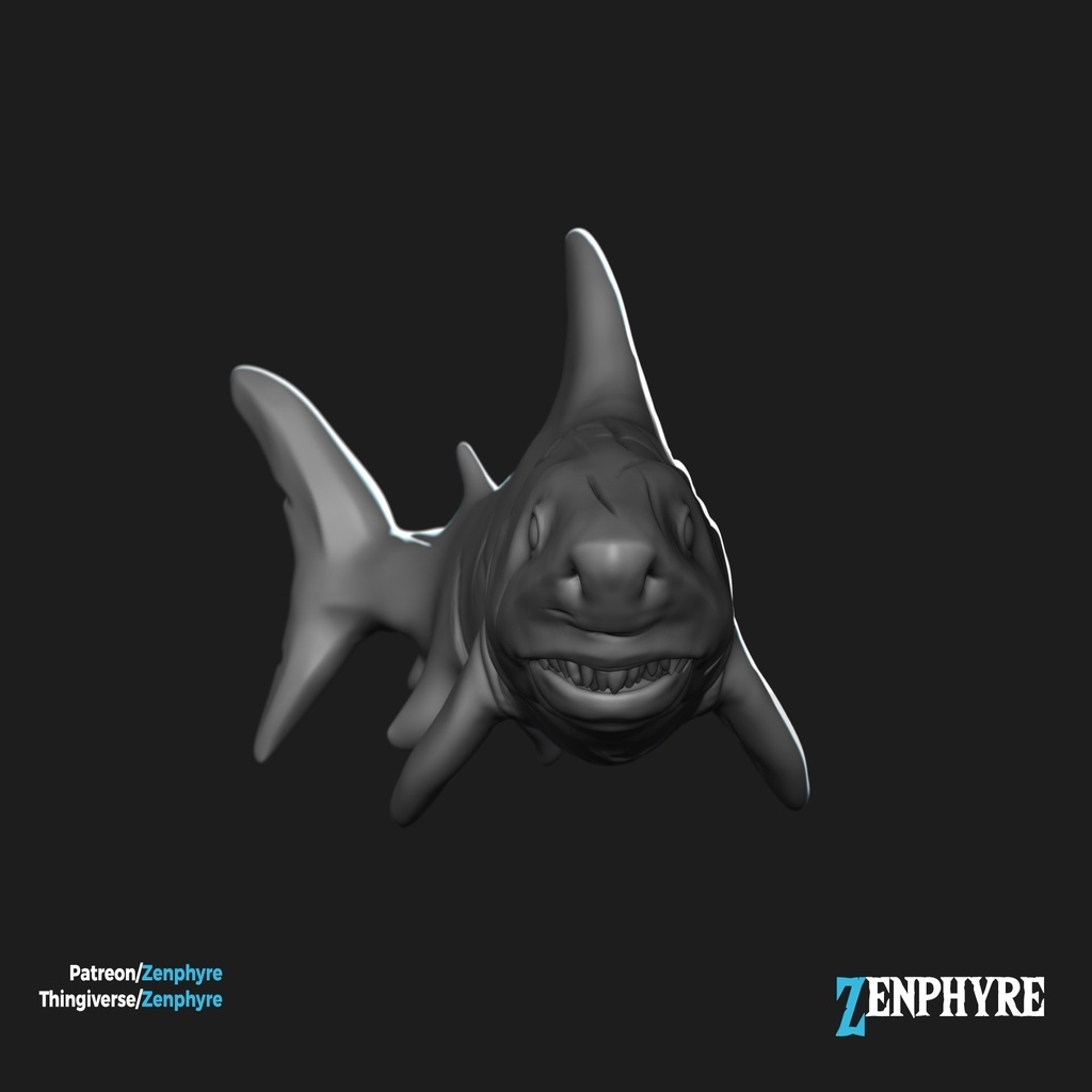 🦈 Shark・Free 3D File for ・Cults