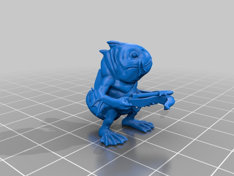 🏹 Locathah Hunter・Free 3D File for ・Cults