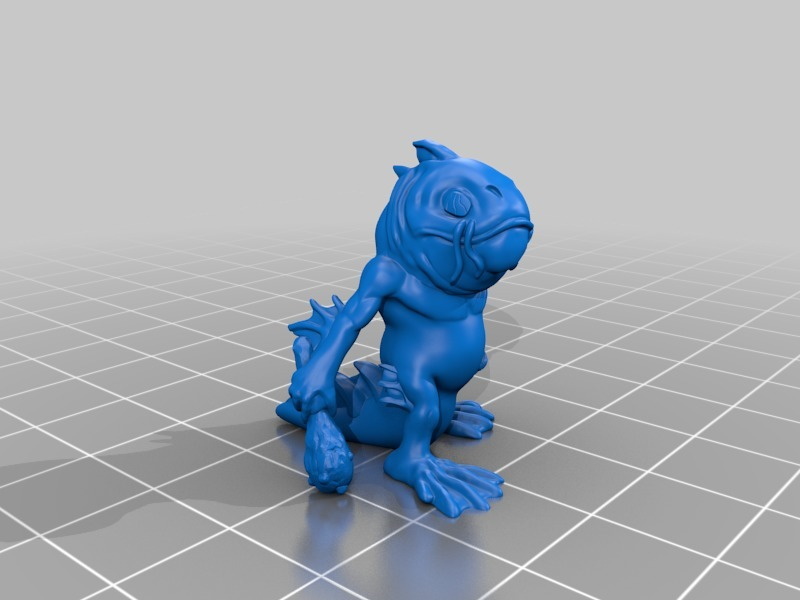 🏹 Locathah Hunter・Free 3D File for ・Cults
