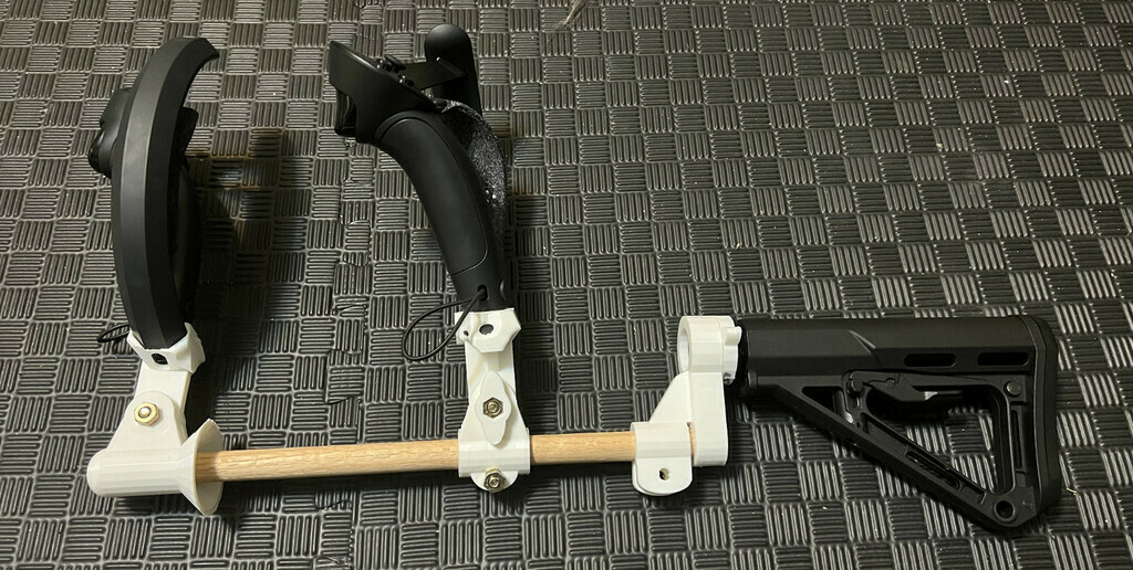 🎮 Simple Valve Index Rifle Stock Version 2・Free 3D File for ・Cults