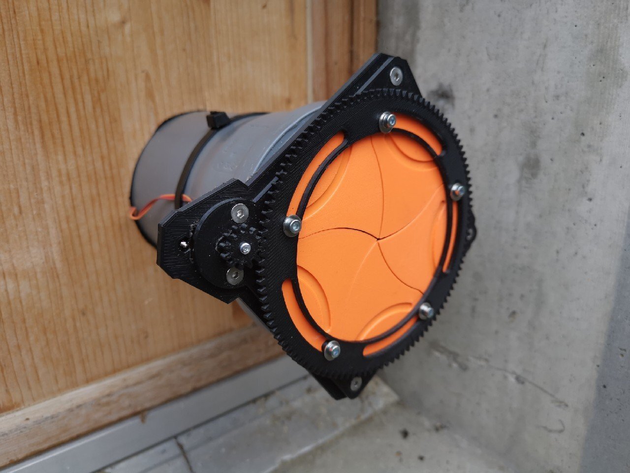 3d Printed Servo Automated Iris Aperture For Air Flow Controll・cults