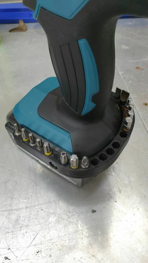 3D-Datei Makita Bitholder Bithalter 🔧 kostenlos・Modell zum 3D-Drucken zum herunterladen・Cults