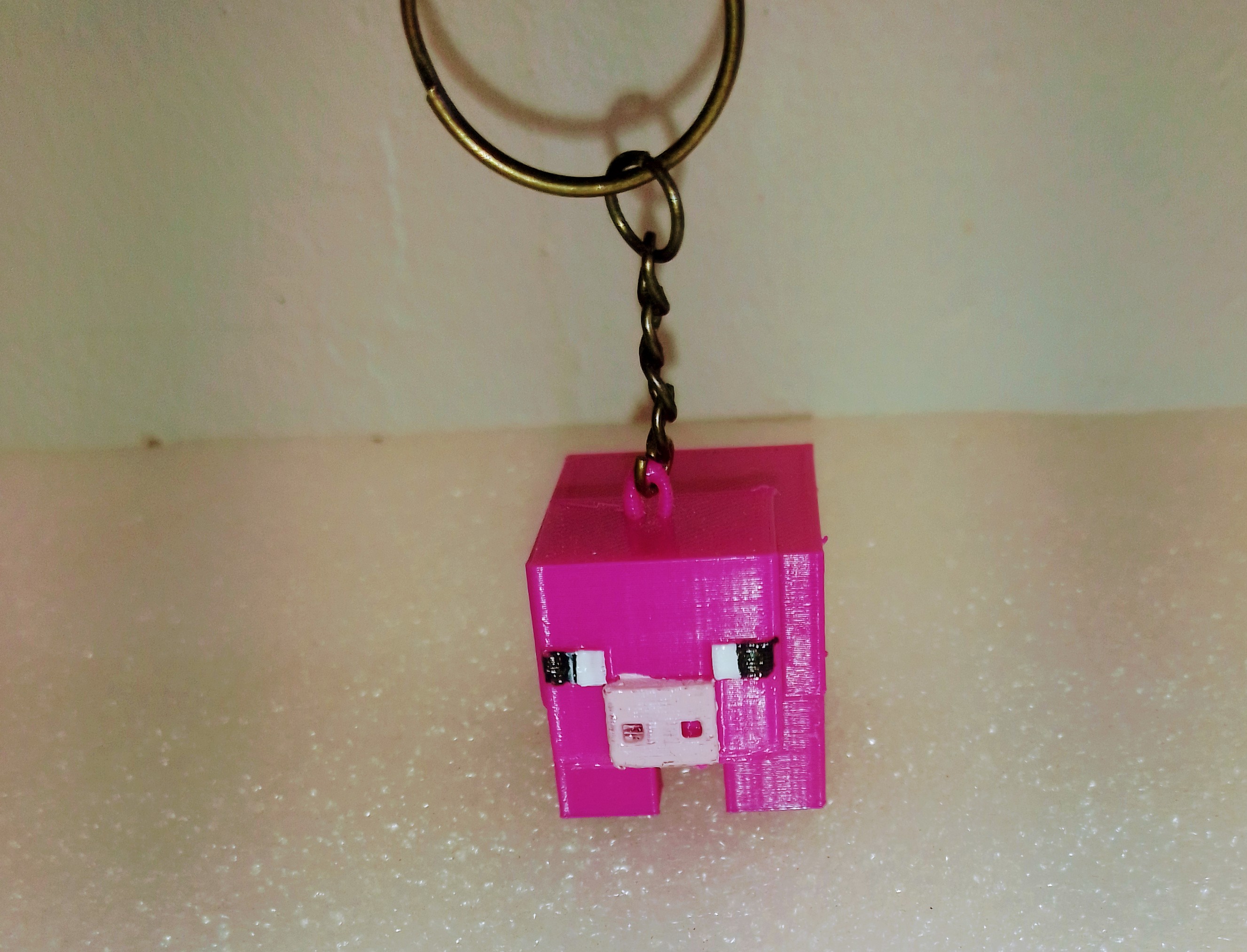 🐖 minecraft pig keychain・Archivo STL para ・Cults