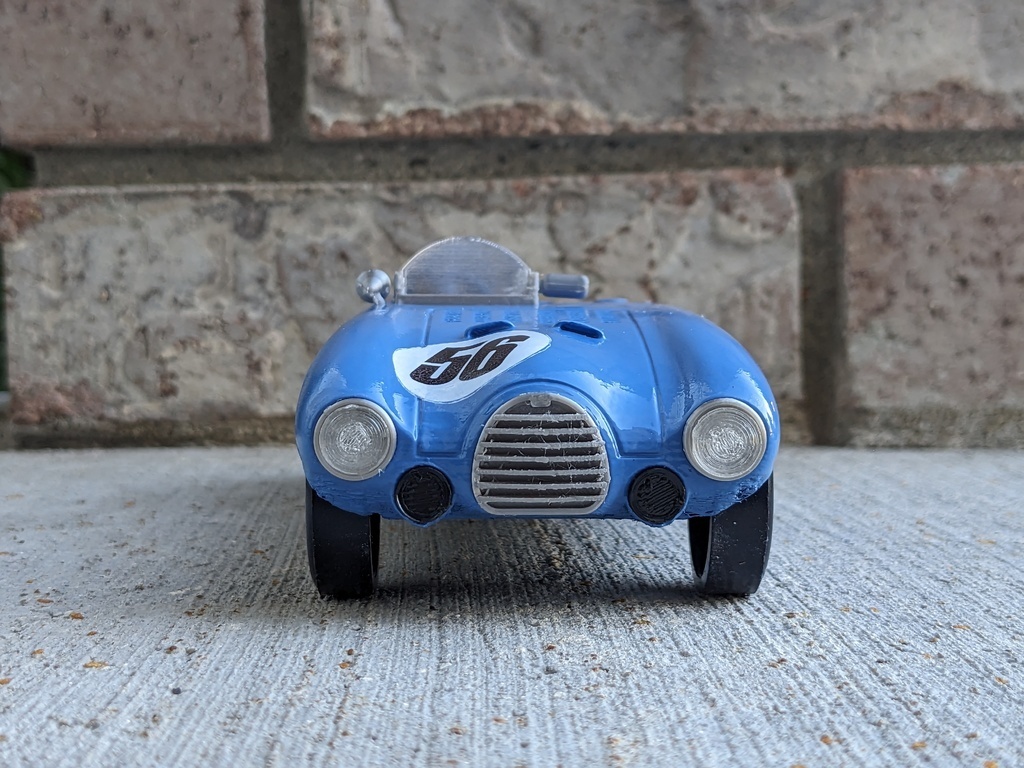 Free 3D file 1952 Gordini 23S Roadster (Pinewood Derby Car Shell) 🚗 ・3D ...