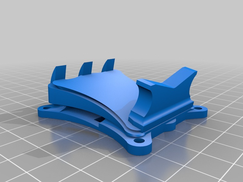 Free 3D file GoPro Hero 5 Session FPV quad mount 🚁 ・3D print design to ...