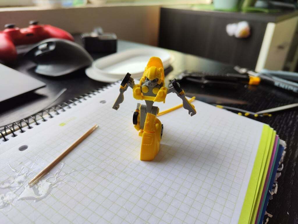 🤖 Micro Bumblebee・free 3D file for ・Cults