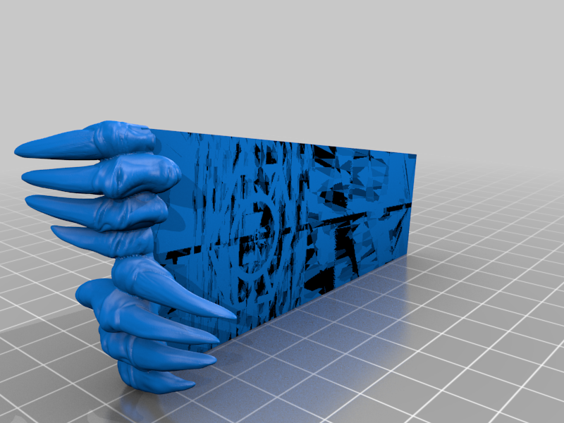 Free 3D file Claws Bookmark - Whole/Solid Piece 🔖 ・Object to download ...