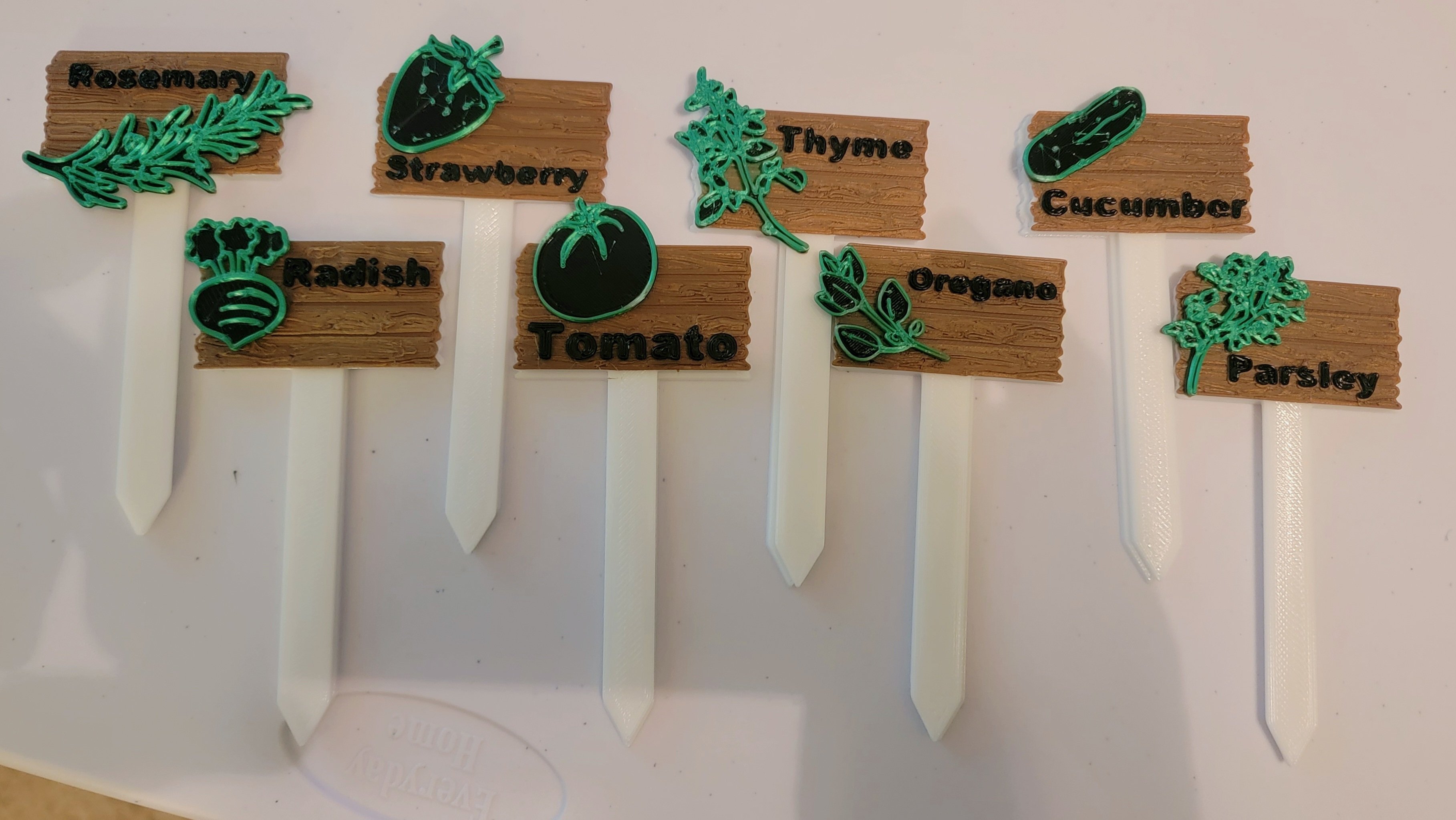 3D printable Garden Name Stakes / Tags・Cults