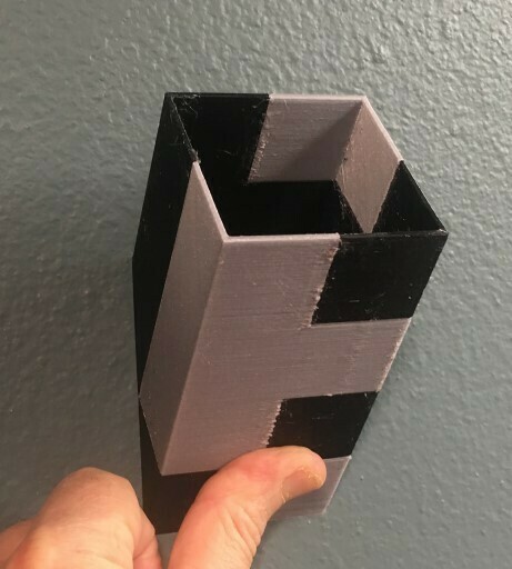 Free 3D file Wall Mounted Holster for Minecraft Torch 🧸 ・3D printing ...