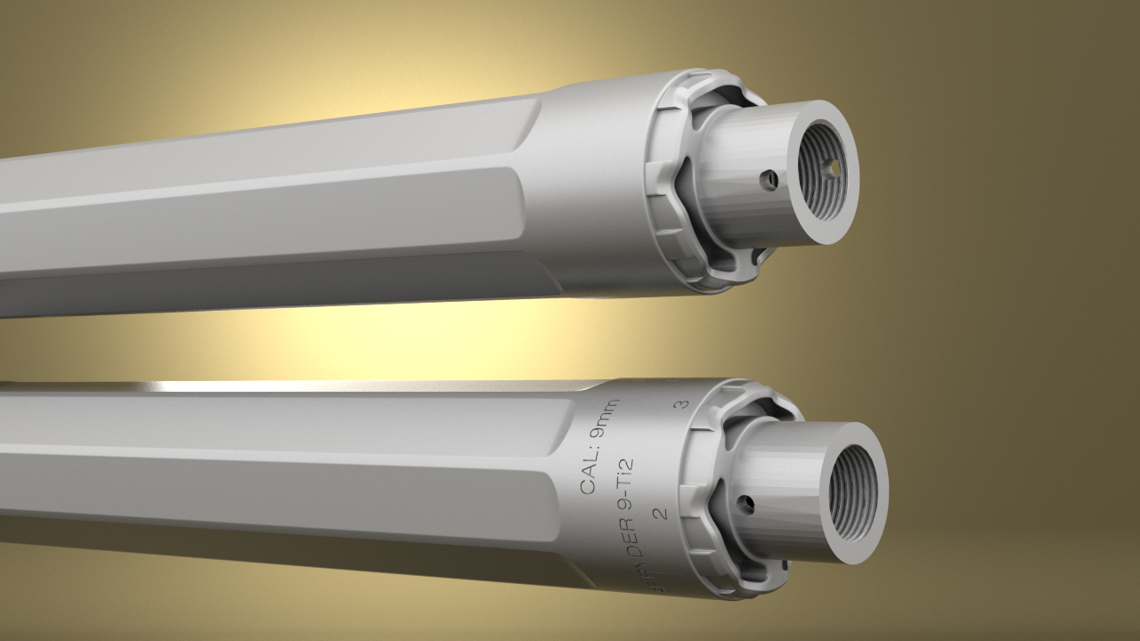 Fichier STL Airsoft SF RYDER 9-TI2 SUPPRESSOR Corps creux 🔫 ・Design ...