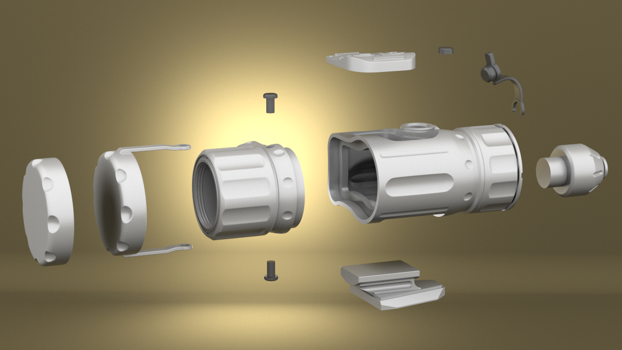 STL 文件Airsoft Trijicon SkeetIR xMICRO THERMAL MONOCULAR 中空机身 🔫 ・可下载的 3D ...