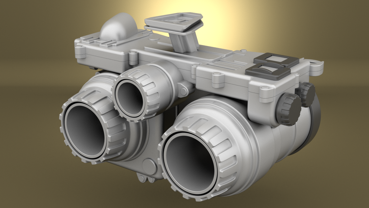 STL file Airsoft PSQ-36 Thermal Fusion Night Vision Goggle Hollow body ...