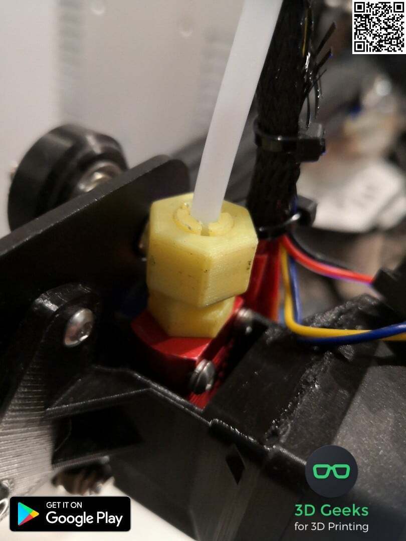 3D print Tapered thread bowden coupling PC4-M6, PC4-M10・Cults
