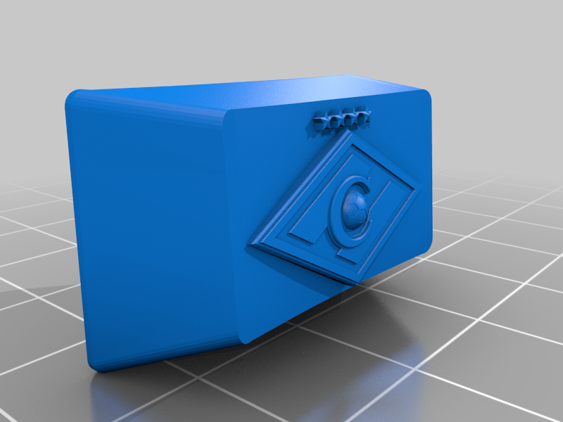 Free 3D file Spartak keycap CAPS 🧞‍♂️・3D print design to download・Cults