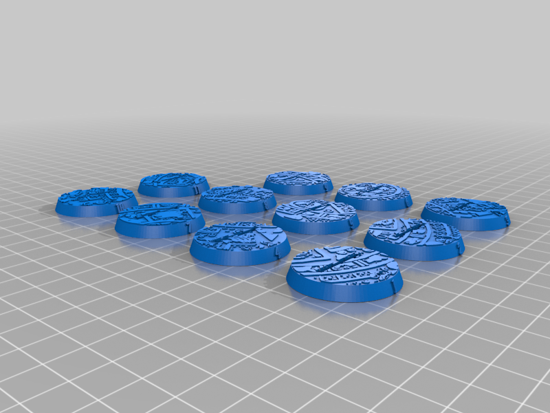 Free STL file FANTASY FOOTBALL Aztec Base + Aztec Base With Number 🏈 ...