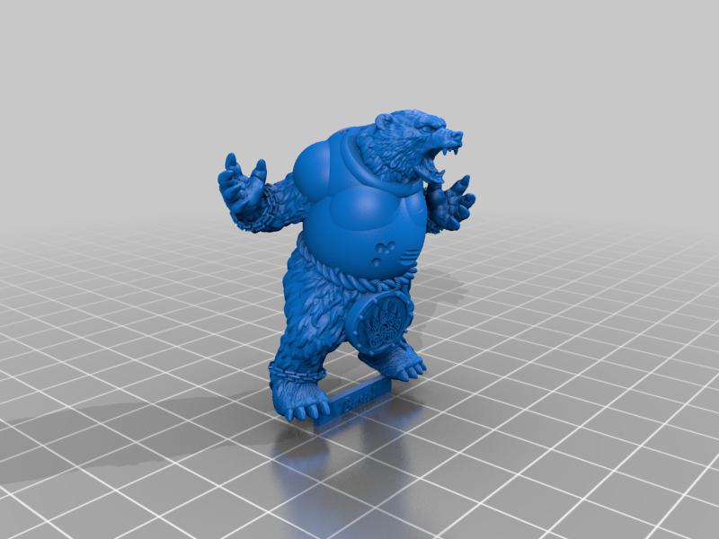🩸 Blood Bowl - Kislev Bear(s)・Free STL File for ・Cults