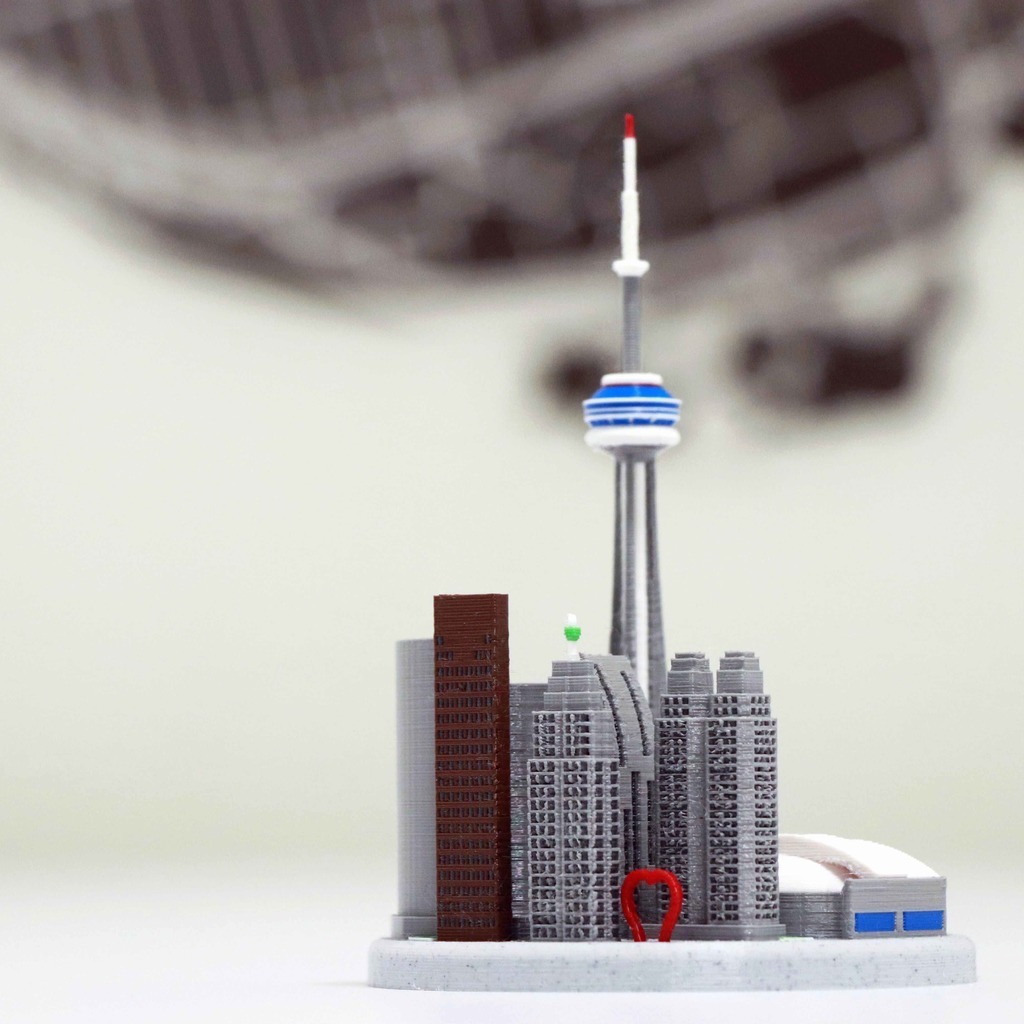 🏙️ City of Toronto / CN Tower・Free 3D File for ・Cults