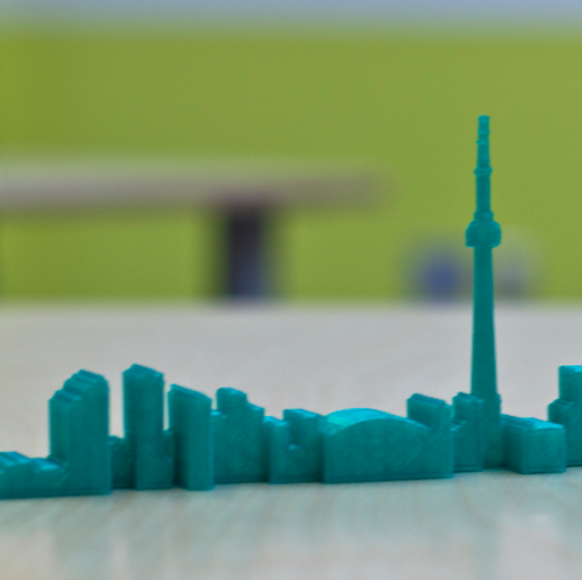 Free STL file Toronto Skyline 🏛️ ・3D printing template to download・Cults