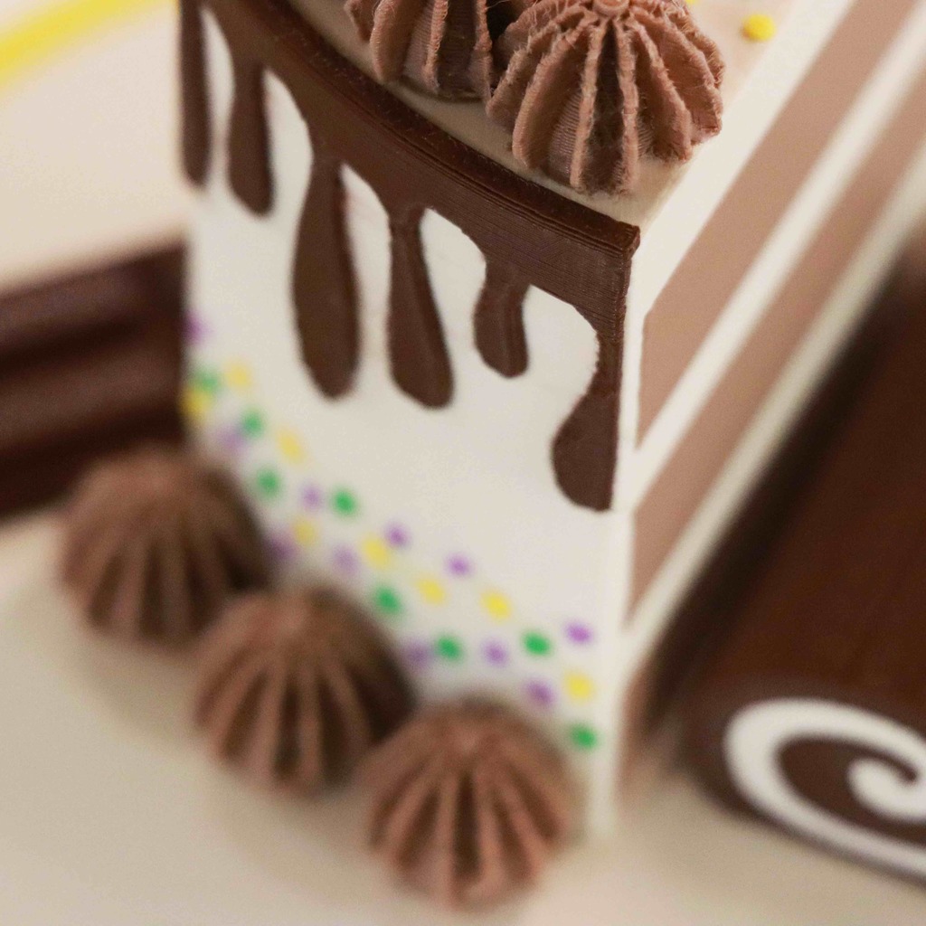 🍰 Mosaic Cake - Birthday Cake Model・Free 3D File for ・Cults