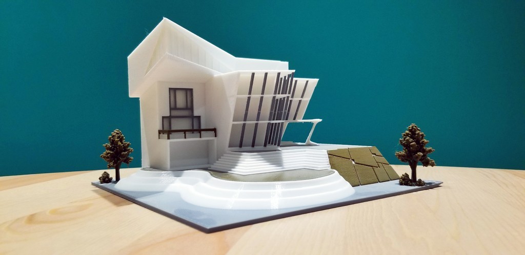 Free STL file Multi-Color Angular House 🏠・3D printing model to download ...