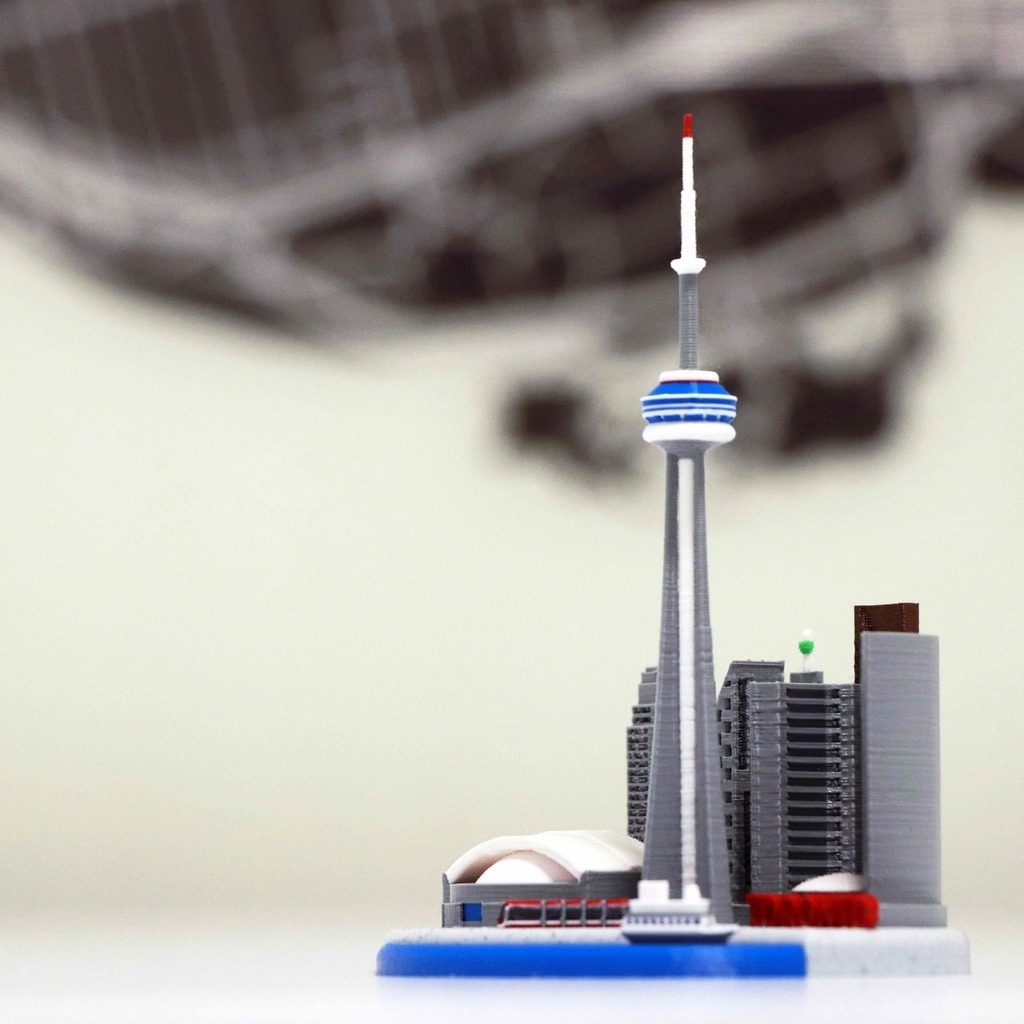 🏙️ City of Toronto / CN Tower・Free 3D File for ・Cults