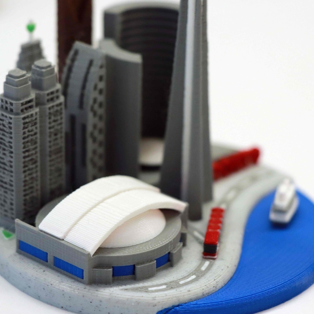 🏙️ City of Toronto / CN Tower・Free 3D File for ・Cults