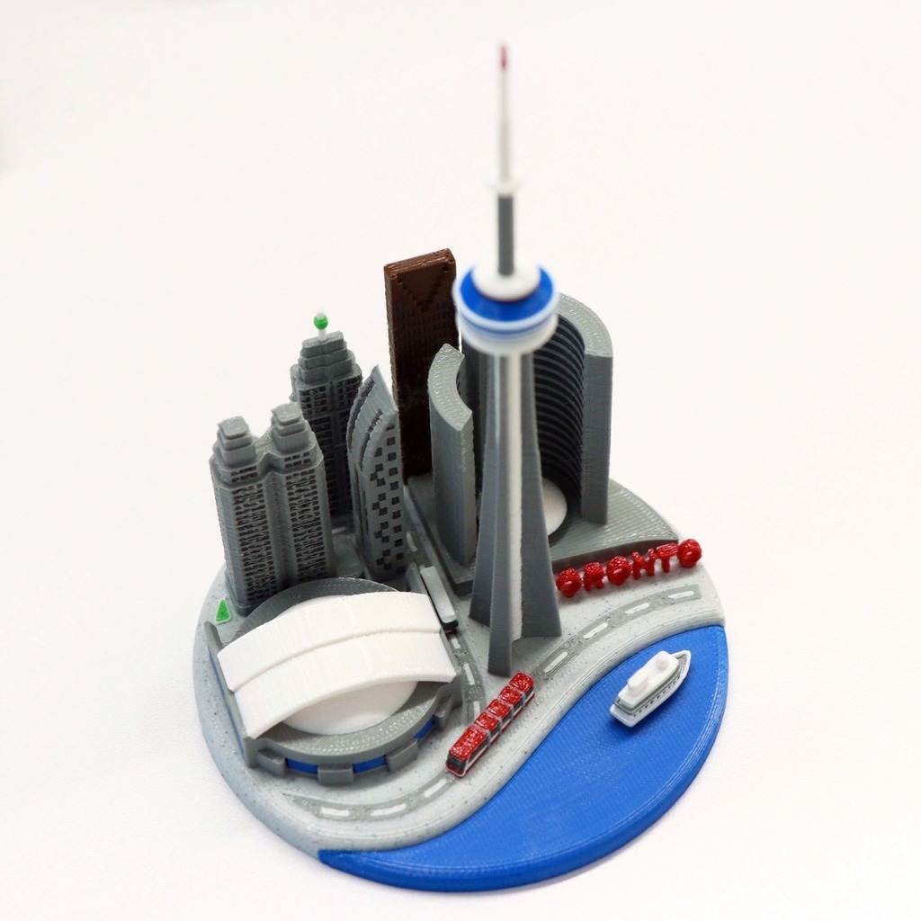 🏙️ City of Toronto / CN Tower・Free 3D File for ・Cults