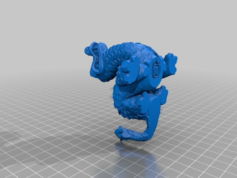 Free STL file Multi-Color Longhuo the Eastern Dragon 🐉 ・3D printable ...