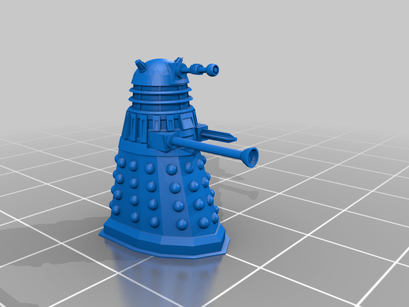 🤖 Dalek miniature・Free 3D File for ・Cults