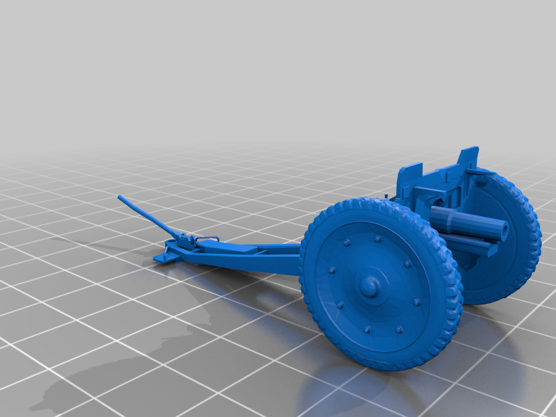 🔫 Soviet Infantry Gun 76mm M1927 ("Regimental Gun")・Free 3D File for ・Cults