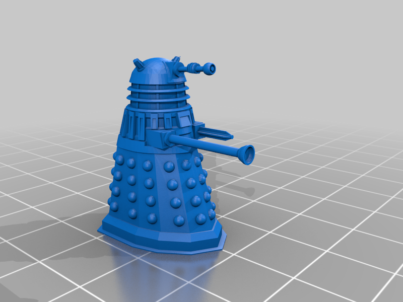 🤖 Dalek miniature・Free 3D File for ・Cults
