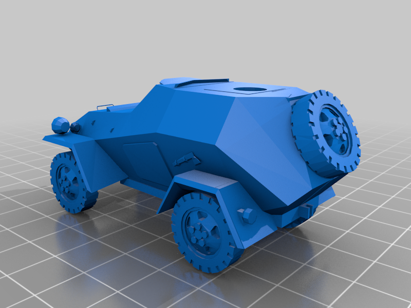 🚗 Soviet WW2 BA-64 Armoured Car・Free 3D File for ・Cults