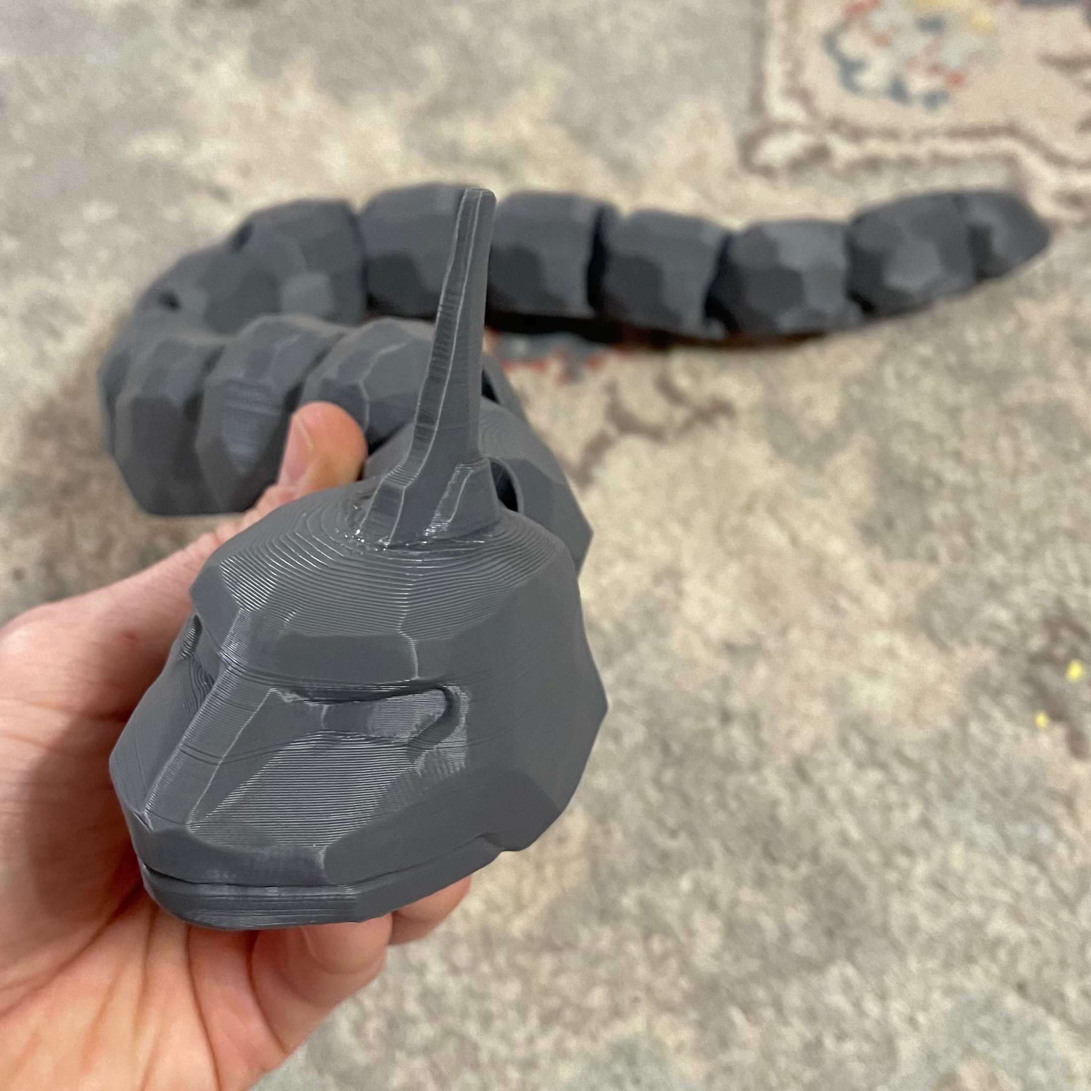 3D printing Articulated Onix・Cults