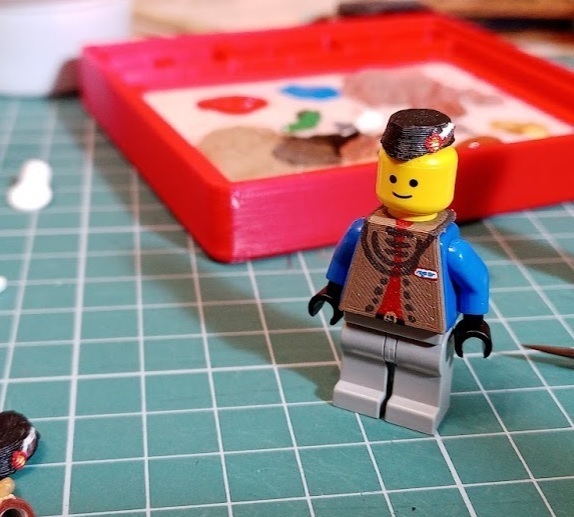🎩 Sokol - LEGO Cape/uniform with beret・Free 3D File for ・Cults