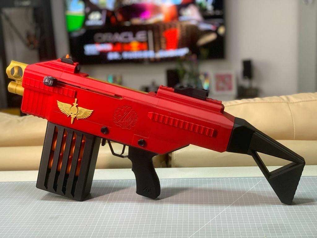 👽 Warhammer40k bolter style mod for the Leblasto Scully V2・Free 3D File for ・Cults