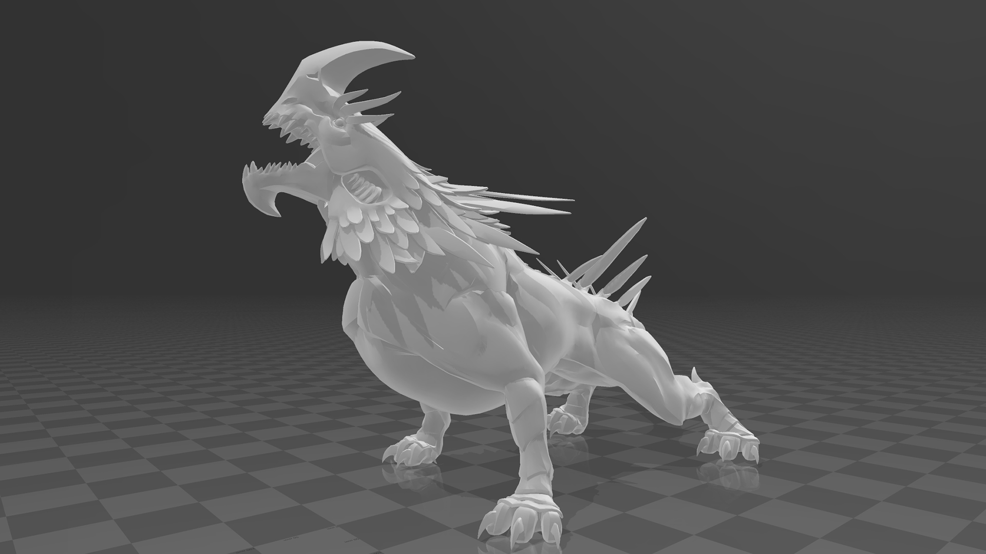 👹 Embermane From Dauntless・ STL File for ・Cults