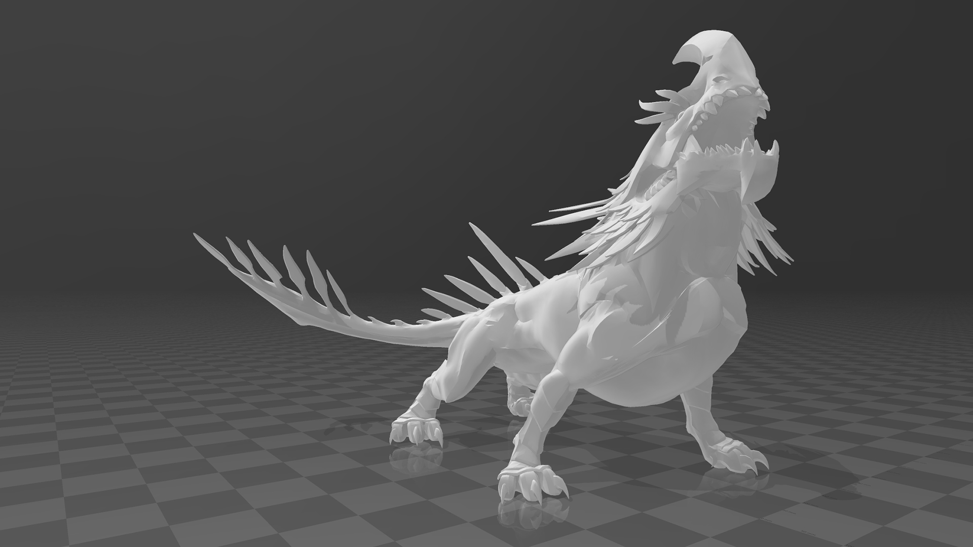 👹 Embermane From Dauntless・ STL File for ・Cults