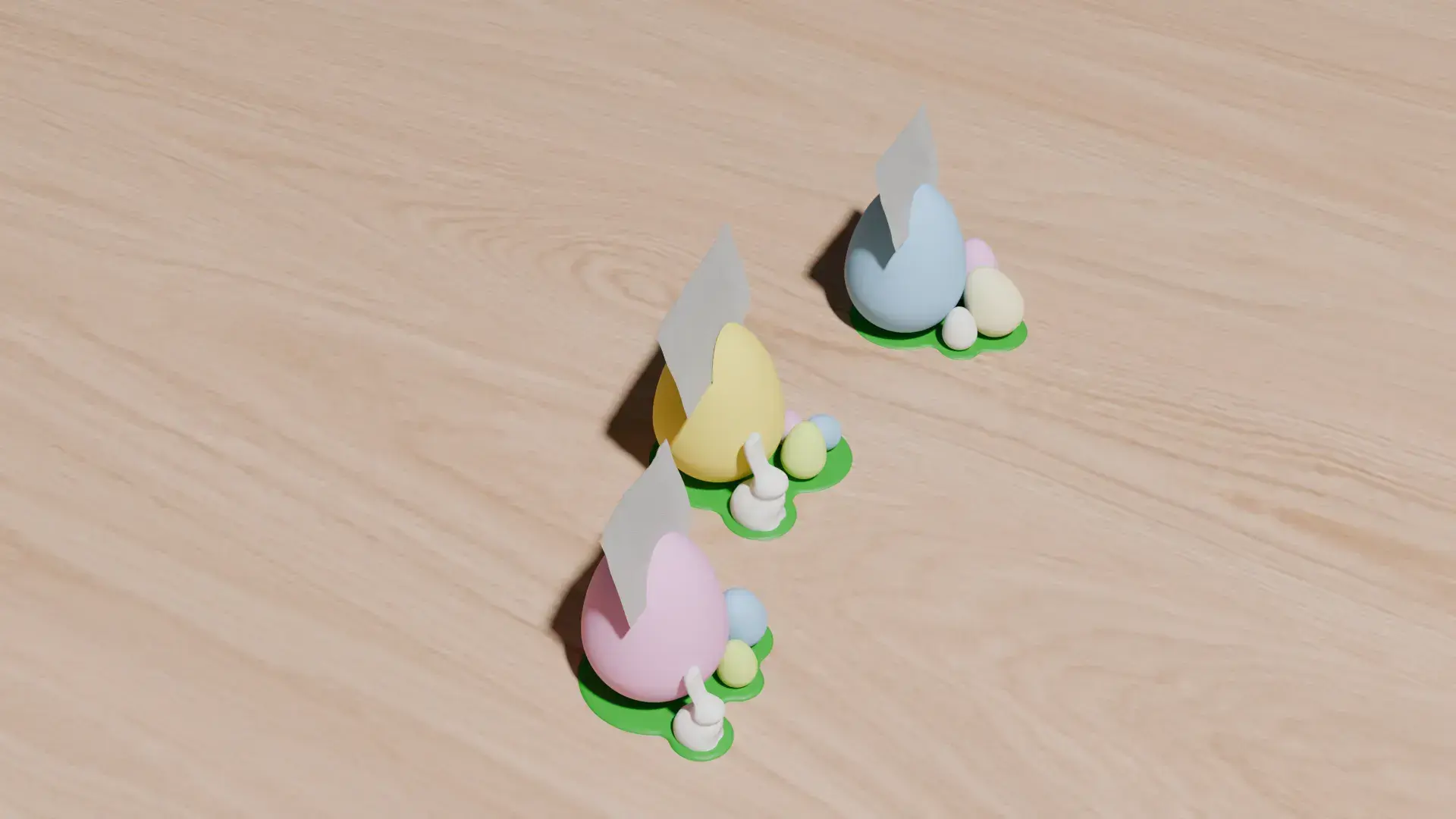 Archivo 3D gratis Easter placeholder set 🐇 ・Plan para descargar y ...