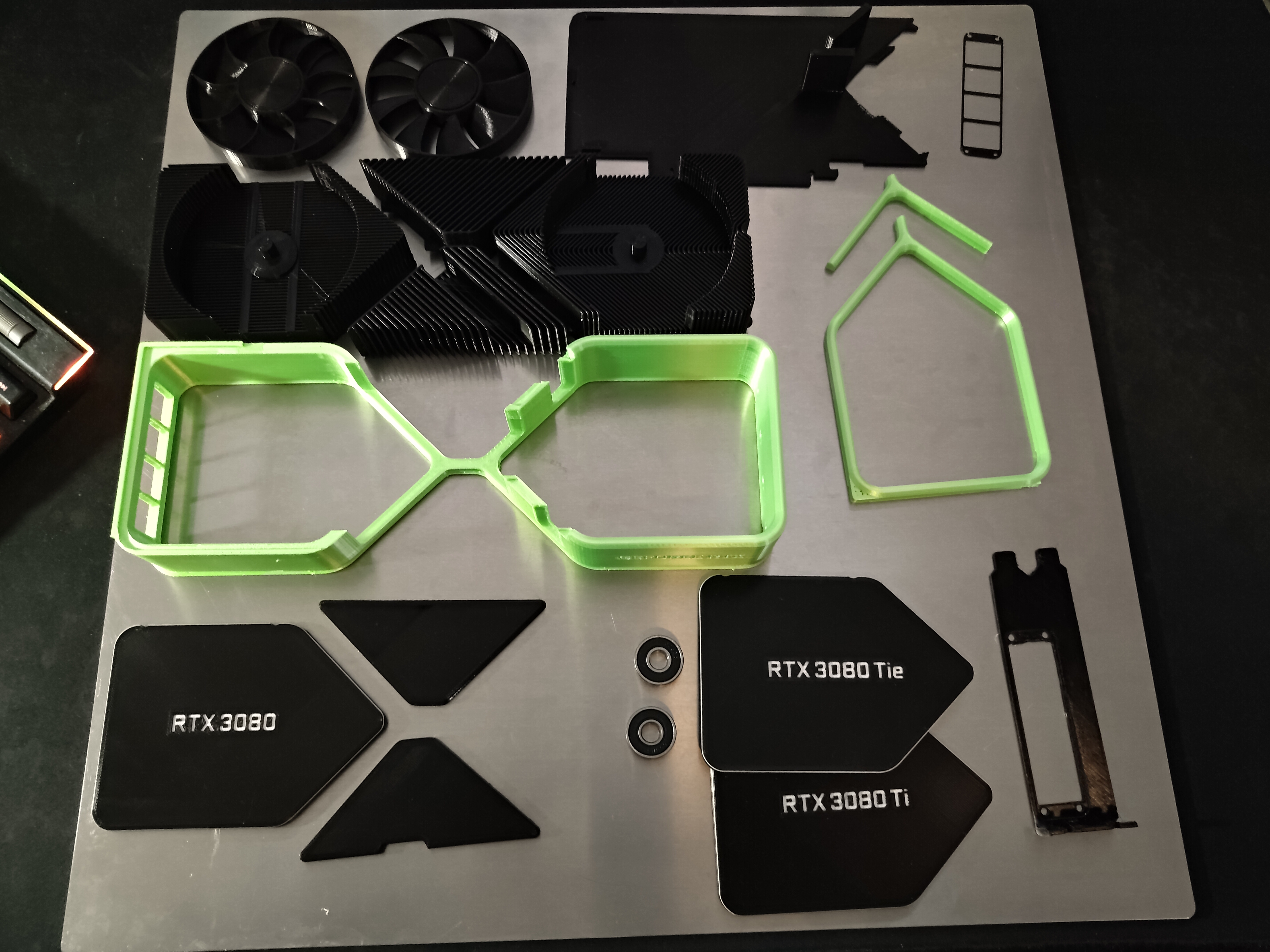 🖥️ Nvidia RTX 3080 Series Founders Edition fully 3D printable 1:1 scale ...