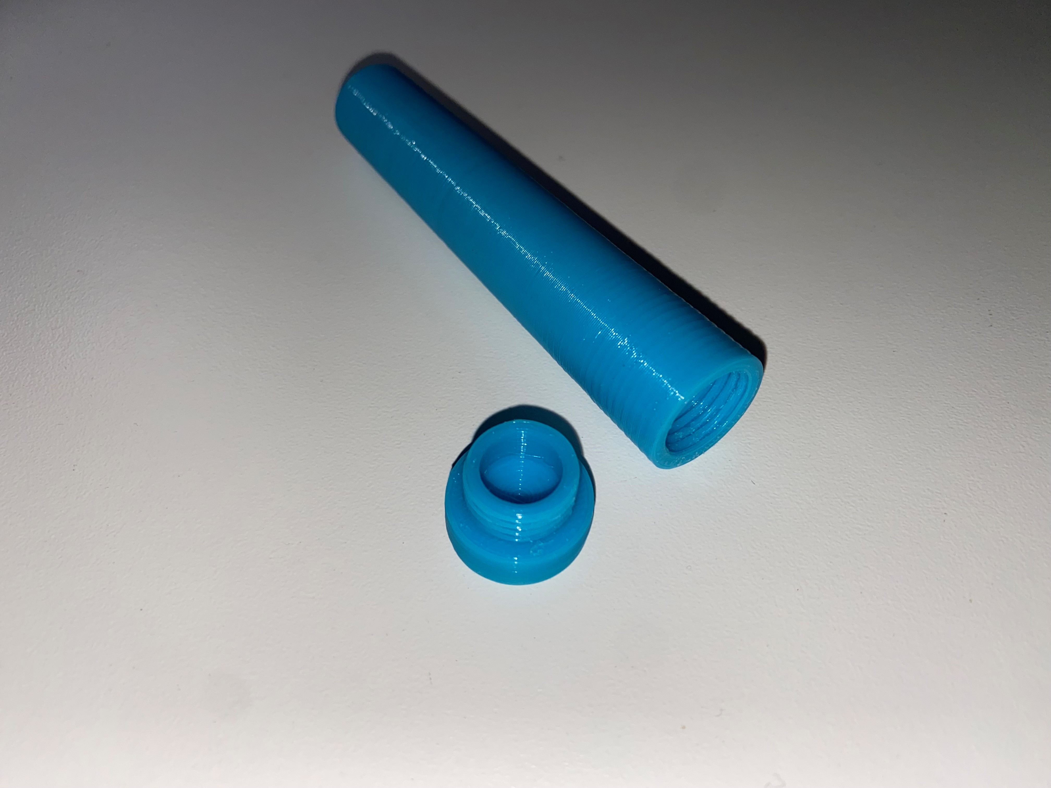 STL file Joint Tube Cone (Threaded Cap) 🧢 ・3D printer model to download ...