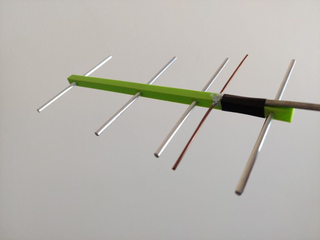 Free 3D file DG7YBN 5el Yagi antenna for 23cm (1296 MHz) 📶 ・Template to ...