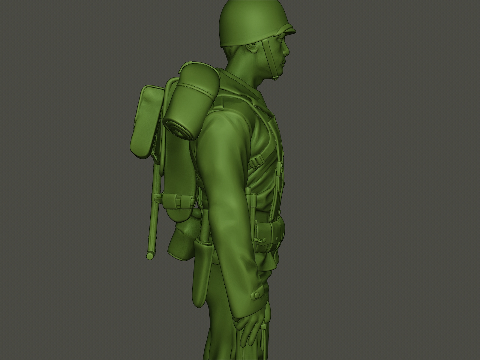 🫡 American soldier ww2 Stand A1・Free 3D File for ・Cults
