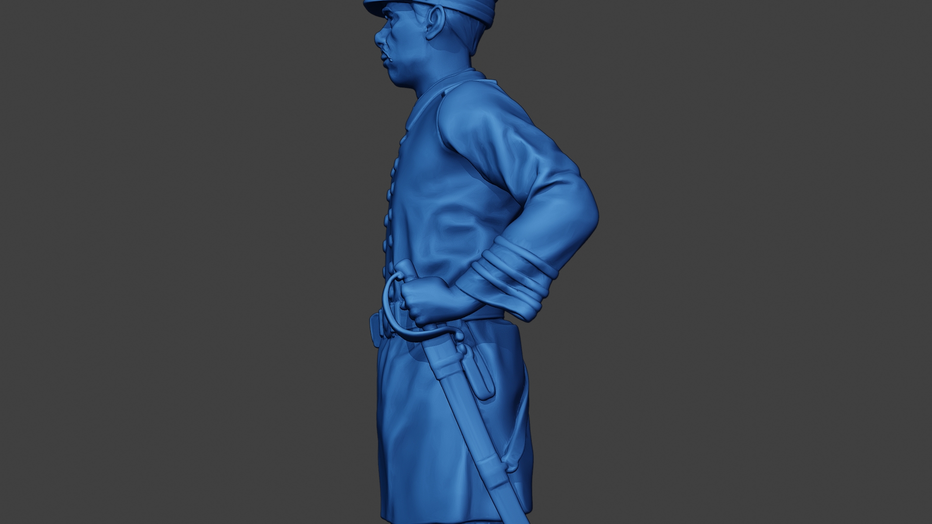👨 American Naval Officer Stand Civil War Union ACWUS1・ 3D File for ・Cults