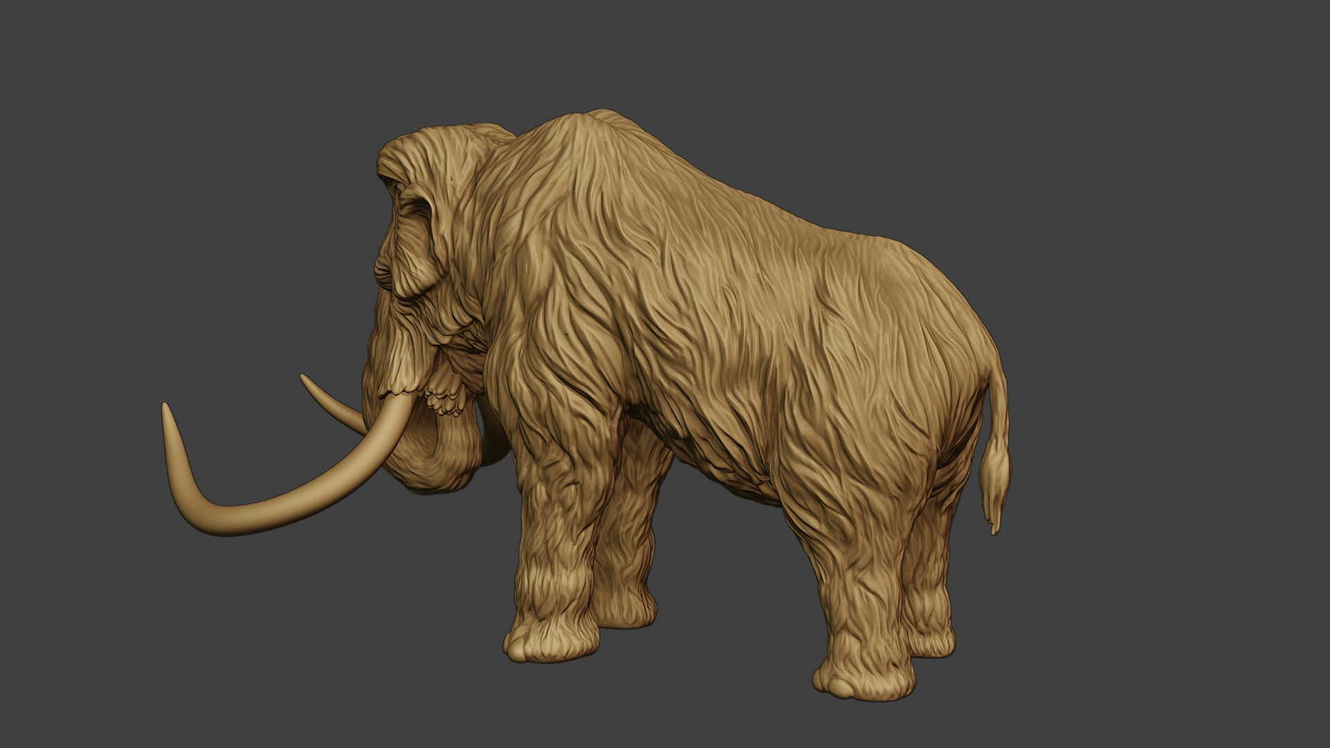 🦣 Mammoth P1・ 3D File for ・Cults