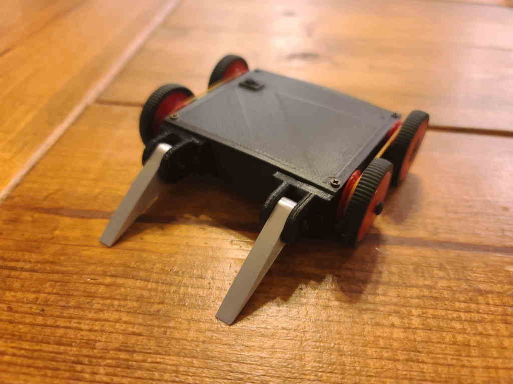 🧚 Battlebot Fork Fairy 150g 4x4 belt drive・Free 3D File for ・Cults