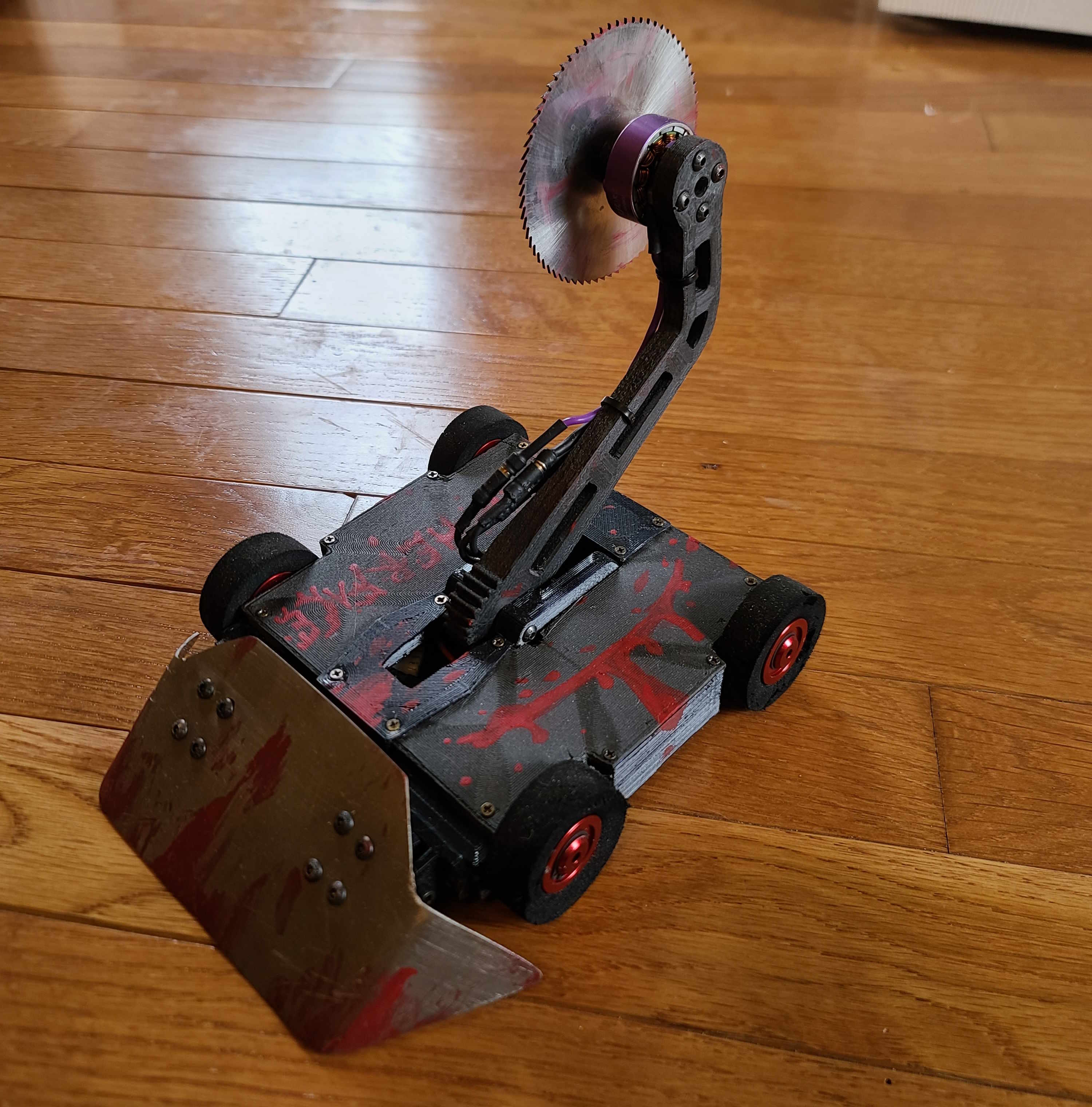 💷 BuzzSaw Robot de combate peso hormiga de una libra・Archivo STL Gratis para Impresión 3D y ...