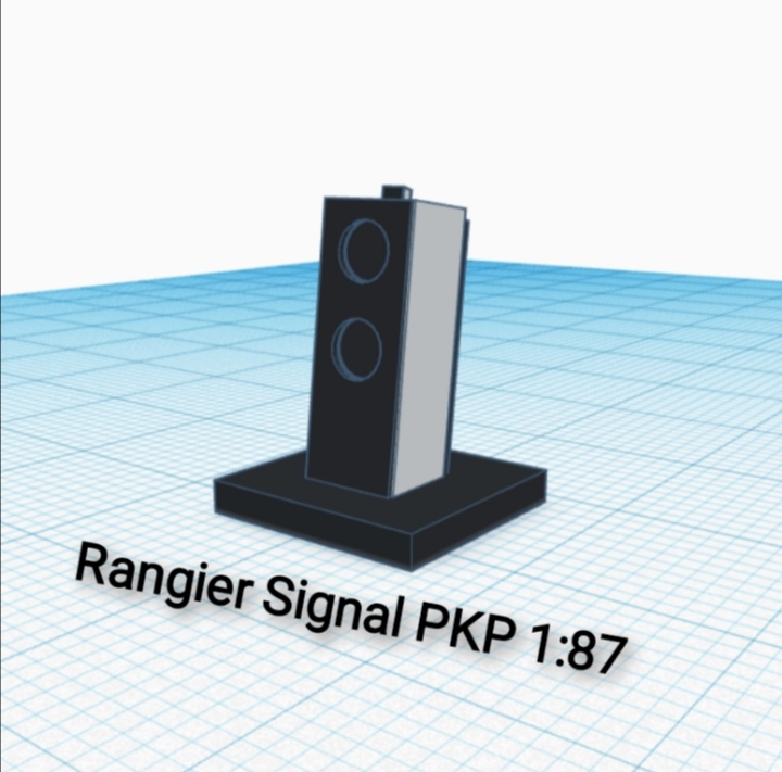 🎲 Shunting signal PKP H0 1:87 Sygnalizatory karzełkowe・Free STL File ...