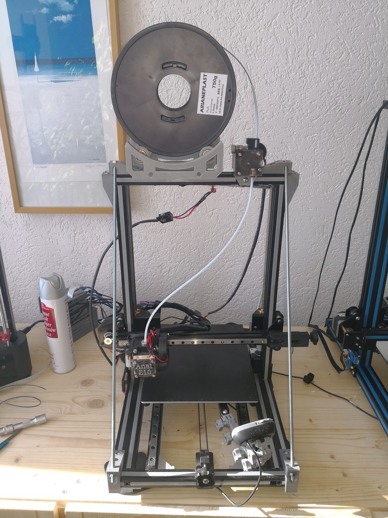 Archivo 3D gratuito Anet E10 Portacarrete ajustable colocado en la parte superior 🧞‍♂️ ・Objeto ...